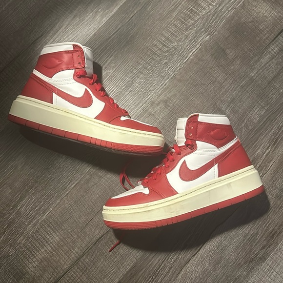 Nike | Shoes | Nike Air Red High Tops | Poshmark